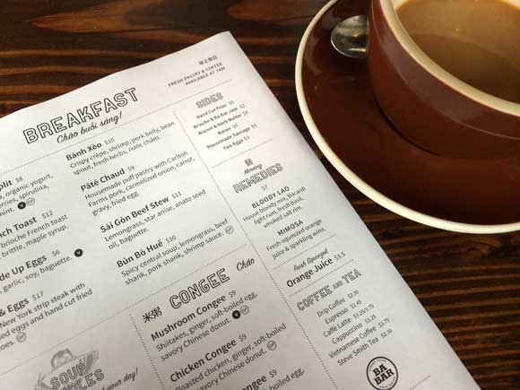 ベトナムの伝統的な朝ごはんメニューが新登場 『Ba Bar』 - junglecity.com